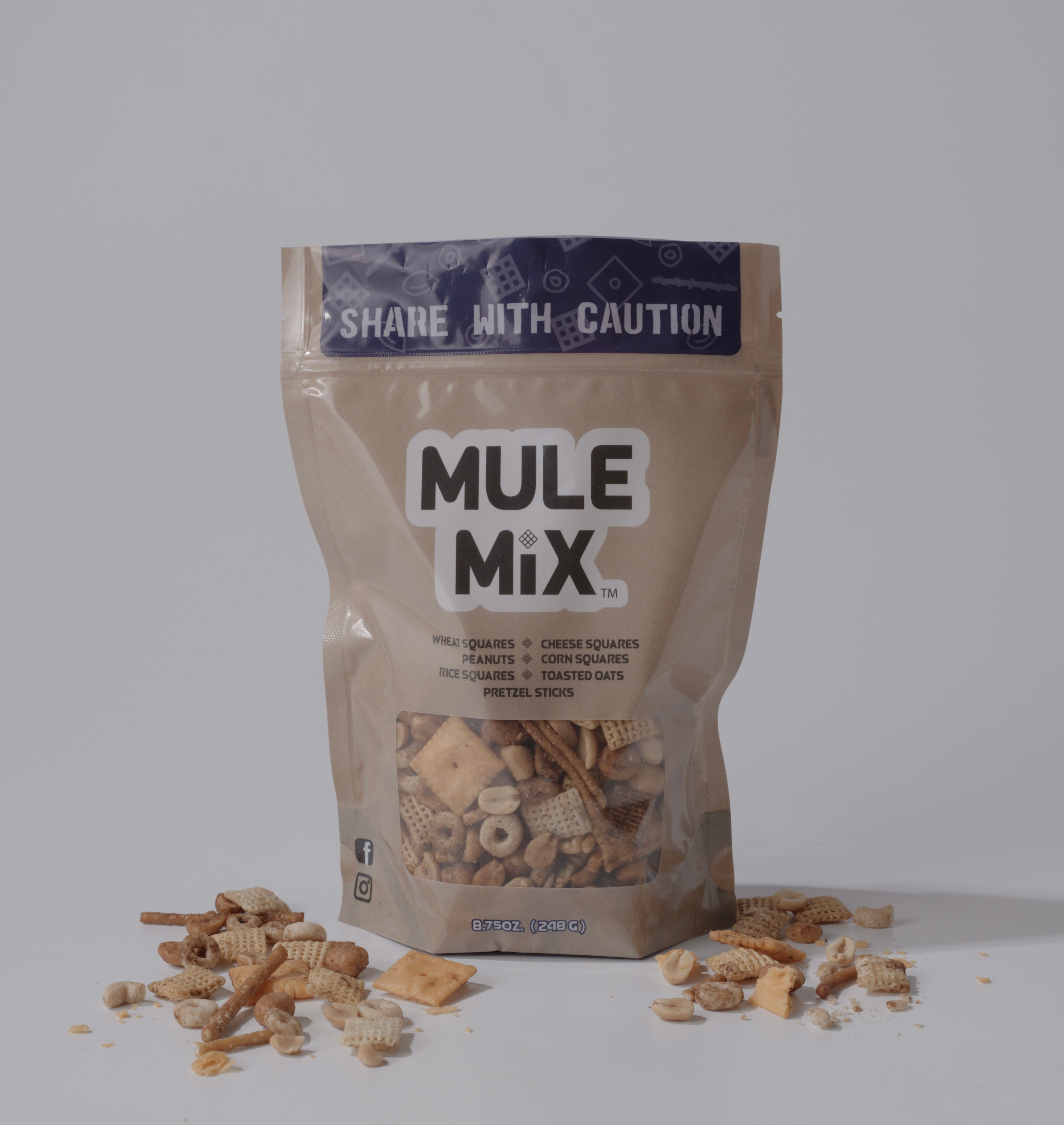 (2) 8 oz. Mule Mix (tax included) – Fairhope Snack Company